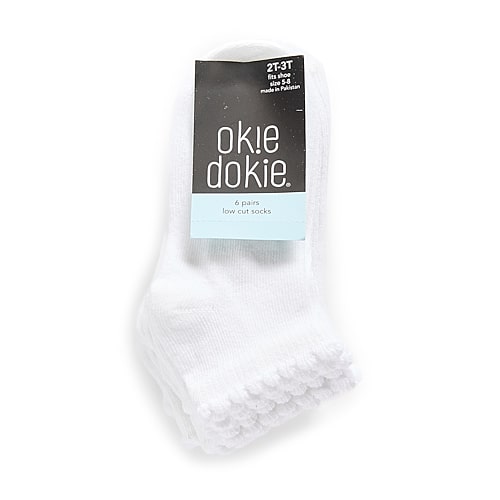Click here for Okie Dokie Little & Big Kid Girls Multi-Pack 6 Pai... prices