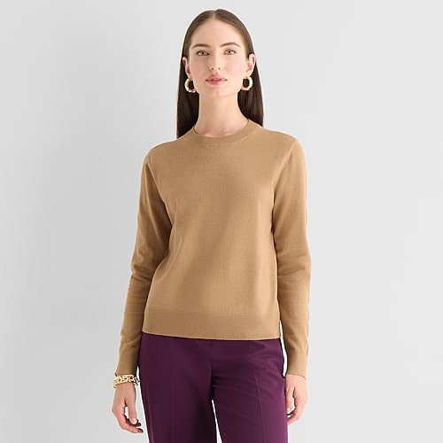 Click here for Worthington Womens Crew Neck Long Sleeve Pullover... prices