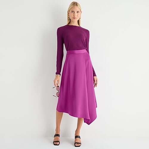 Click here for Worthington Womens Petite Wrap Skirt  4  Purple prices