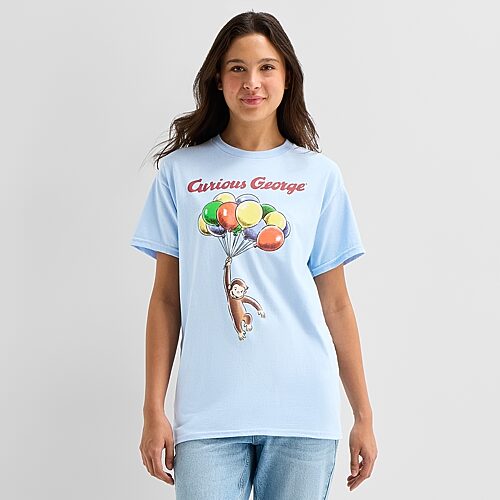 Click here for Boyfriend Tee Womens Juniors Crew Neck Short Sleev... prices