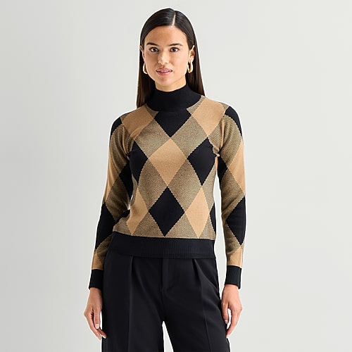 Click here for Worthington Womens Turtleneck Long Sleeve Pullover... prices