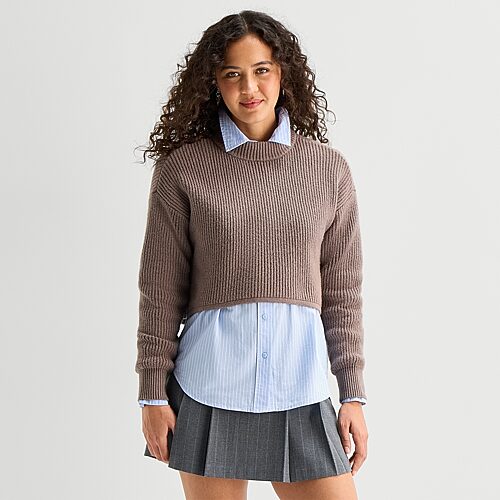 Click here for A.N.A Womens Turtleneck Long Sleeve Pullover Sweat... prices