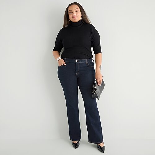 Click here for Worthington Womens Plus High Rise Skinny Fit Jean... prices