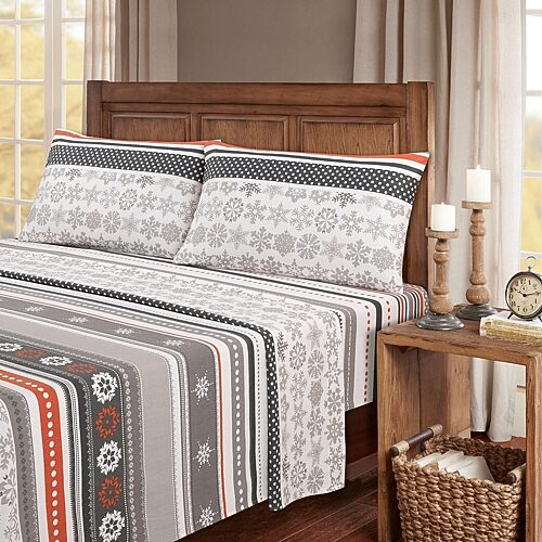 Click here for Kathy Ireland Turkish Cotton Flannel Holiday Flurr... prices