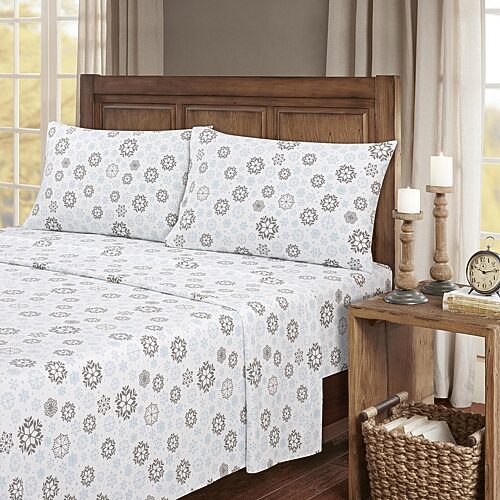 Click here for Kathy Ireland 100 Turkish Cotton Flannel Snowflake... prices