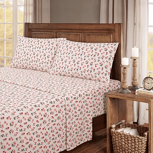 Click here for Kathy Ireland 100 Turkish Cotton Flannel Floral Sh... prices