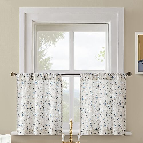Click here for No. 918 Mirabelle Ditsy Floral Semi-Sheer Rod Pock... prices