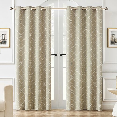Click here for Sun Zero Adria Trellis Embroidered 100percentage B... prices