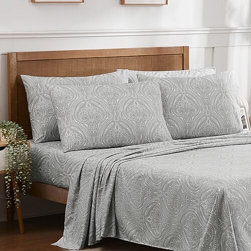 Click here for Sweet Home Collection 6pc. Paisley Microfiber Shee... prices