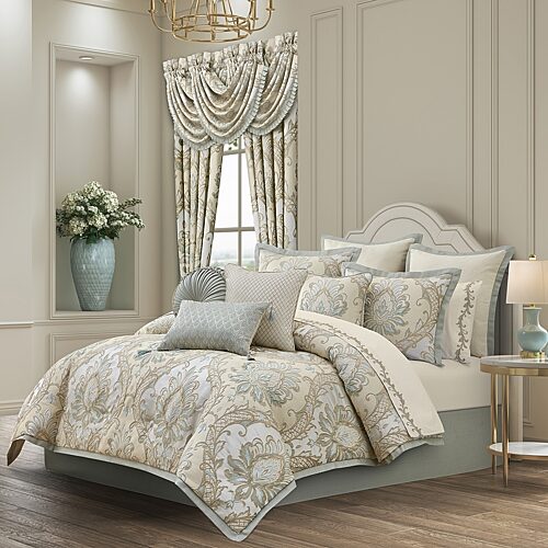 Click here for J Queen New York Rita Floral 4-Piece Comforter Set... prices