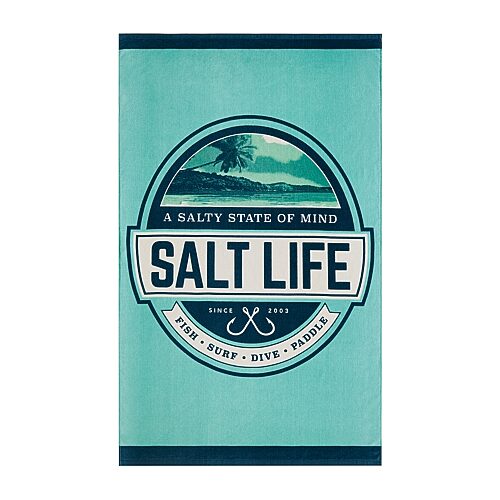 Click here for Salt Life Salty State Of Mind Quick Dry Beach Towe... prices