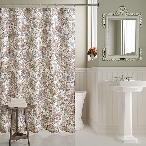 Click here for Royal Court Janessa Shower Curtain  One Size  Oran... prices