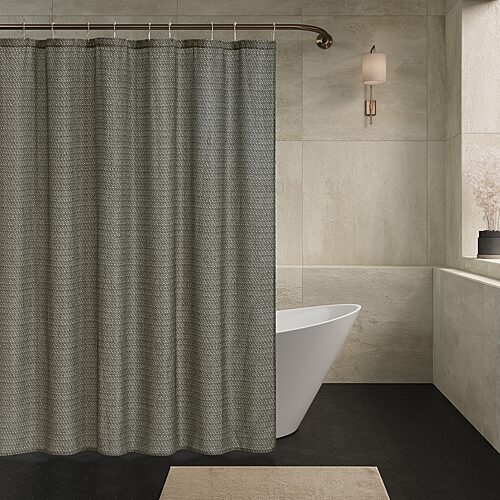 Click here for Queen Street Ozark Shower Curtain  One Size  Black prices