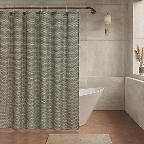 Click here for Queen Street Ozark Shower Curtain  One Size  Brown prices