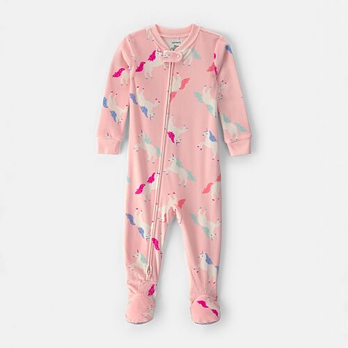Click here for Carters Baby Girls Unicorn 2-Way Zip Dream Plush S... prices
