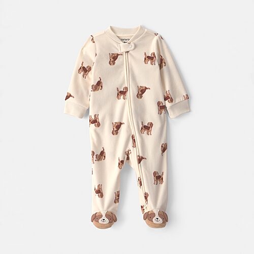 Click here for Carters Baby Boys Dog Fleece 2-Way Zip Sleep & Pla... prices