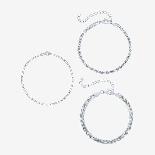 Click here for Yes  Please! Womens 3-pc. Pure Silver Over Brass B... prices