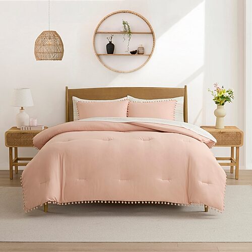 Click here for Sweet Home Collection Pompom Kids Bed In A Bag Com... prices