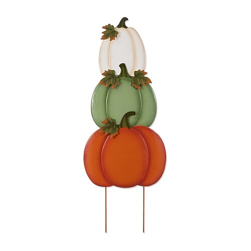 Click here for Glitzhome Stacked Pumpkin Thanksgiving Yard Art  O... prices
