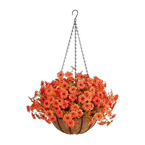 Click here for Nearly Natural 26 Daisy Thanksgiving Hanging Baske... prices