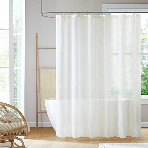 Click here for Madison Park Anna Sheer Shower Curtain  72 x 8 4 -... prices