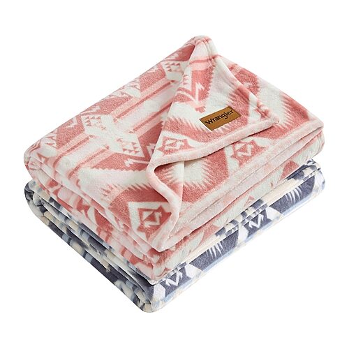 Click here for Wrangler Jesse Printed Plush Throw  70 X 50 - Dust... prices