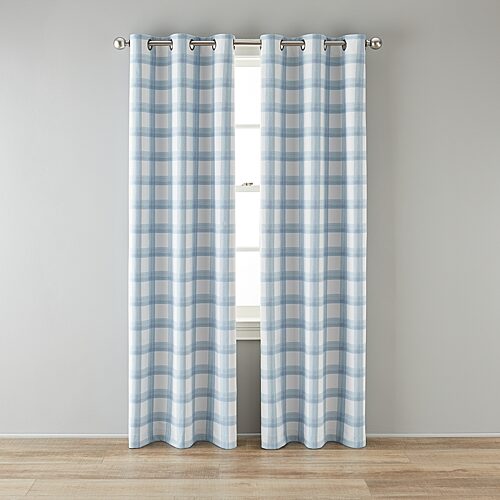 Click here for Home Expressions Dalton Gingham Grommet Top 100 Bl... prices