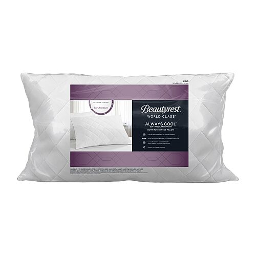 Click here for Beautyrest Cool Quilted Bed Pillow  One Size  Whit... prices