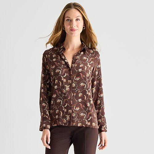 Click here for Liz Claiborne Womens Fitted Long Sleeve Regular Fi... prices