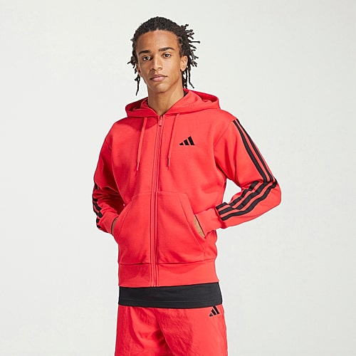Click here for adidas Mens Regular-Fit 3-Stripes Full-Zip Fleece... prices