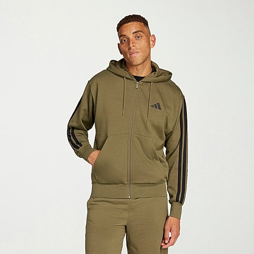 Click here for adidas Mens Regular-Fit 3-Stripes Full-Zip Fleece... prices