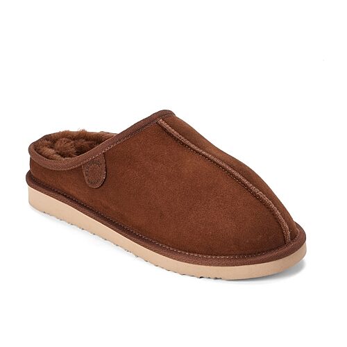 Click here for Dearfoams Grafton Genuine Shearling Mens Clog Slip... prices