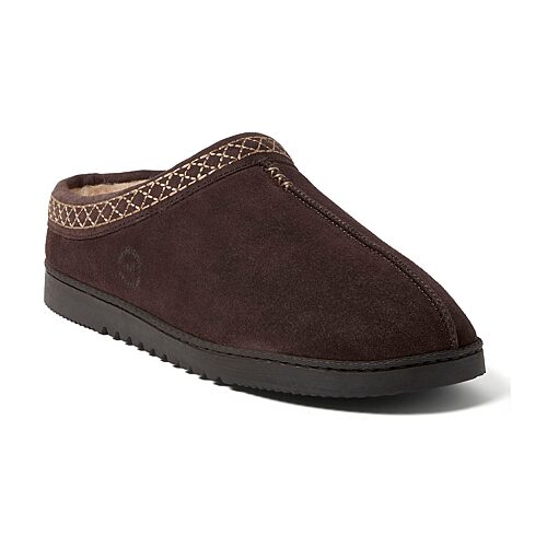 Click here for Dearfoams Dean Genuine Suede With Embroidery Mens... prices