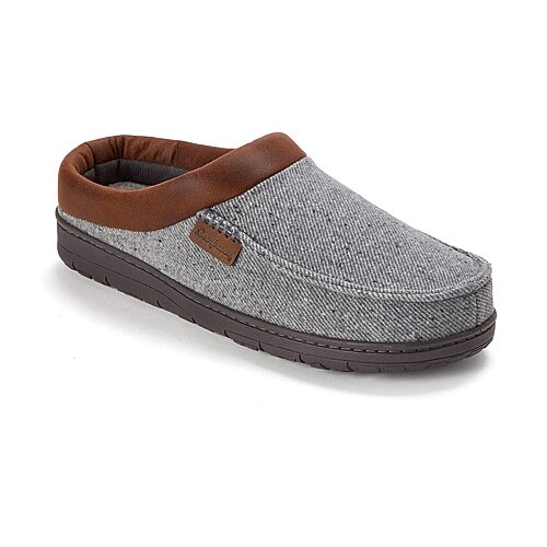 Click here for Dearfoams Brendan Mens Clog Slippers  Small  Gray prices