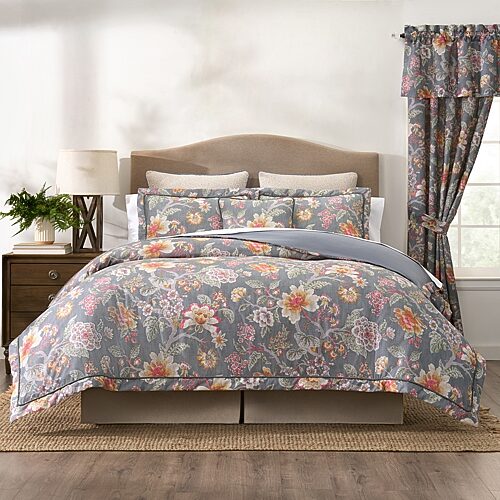 Click here for Rose Tree Mia 4-pc. Comforter Set  One Size  Gray prices