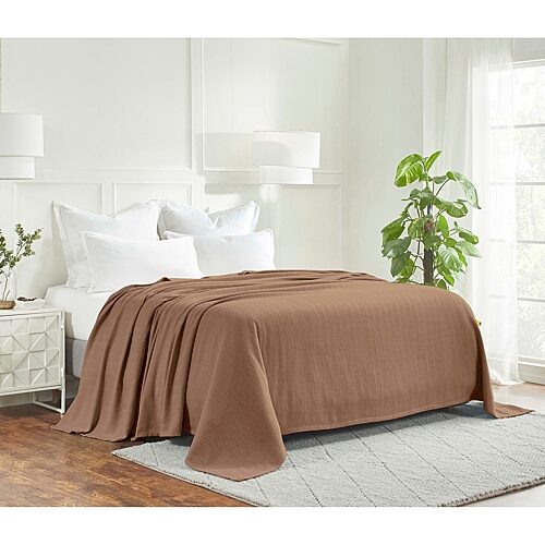 Click here for Superior Chevron All-Season Cotton Blanket  King -... prices