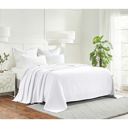 Click here for Superior Chevron All-Season Cotton Blanket  King -... prices