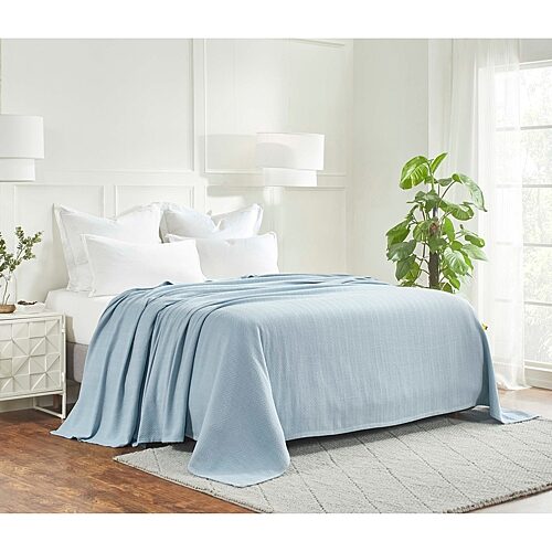 Click here for Superior Chevron All-Season Cotton Blanket  King -... prices