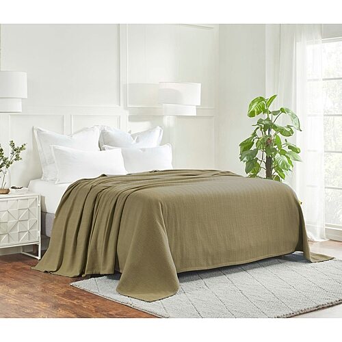 Click here for Superior Chevron All-Season Cotton Blanket  Full/Q... prices