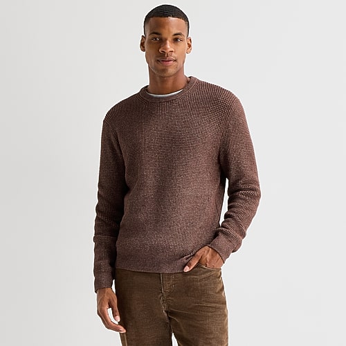 Click here for mutual weave Mens Crew Neck Long Sleeve Polo Sweat... prices