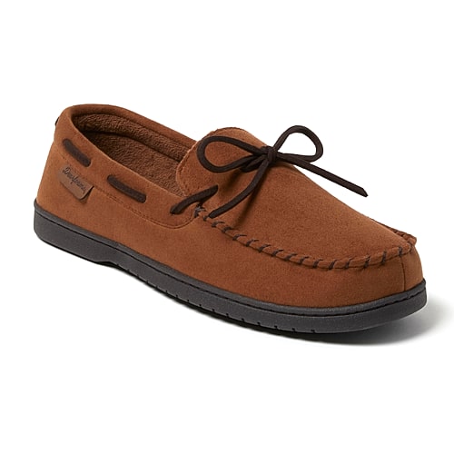 Click here for Dearfoams Toby Mfs Moc W Whipstitch & Tie Mens Moc... prices