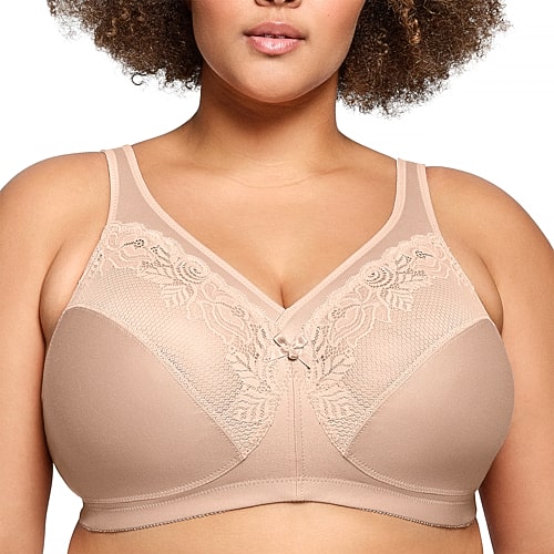 Click here for Glamorise MagicLift Minimizer Wirefree Bra-1003  I... prices