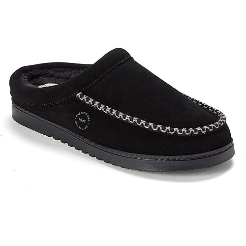 Click here for Dearfoams Mens Beckett Genuine Suede Clog Slippers... prices