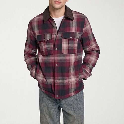 Click here for Levis Mens Midweight Shirt Jacket  X-large  Red prices