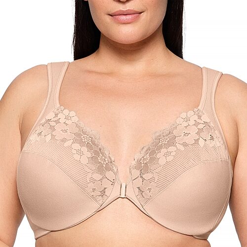 Click here for Glamorise Front-Close Cotton Wonderwire- 1241  Dd... prices