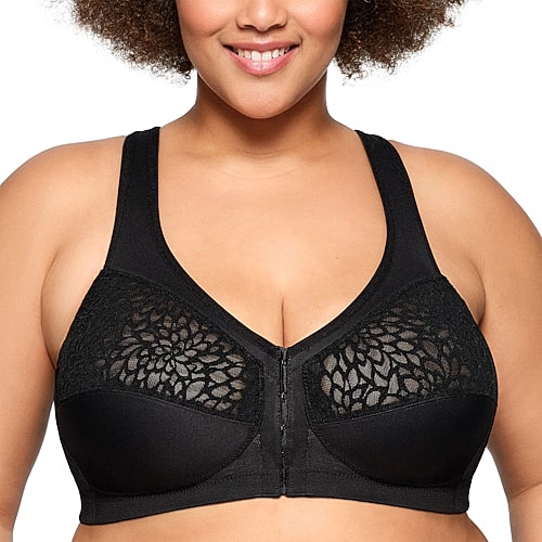 Click here for Glamorise Magiclift Racerback Bra- 1206  D  Black prices