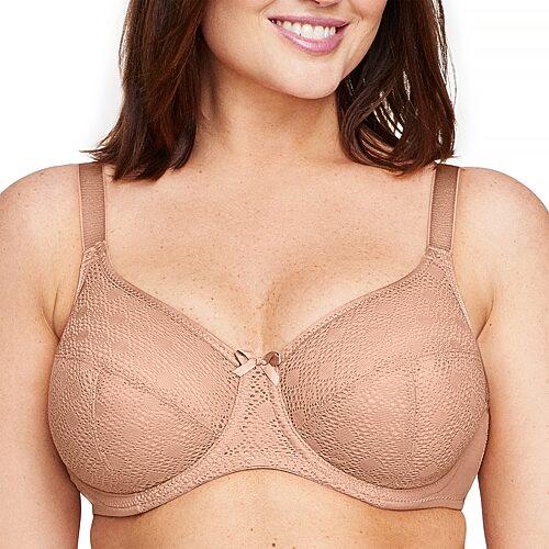 Click here for Glamorise Lace Comfort WonderWire Underwire Bra-98... prices