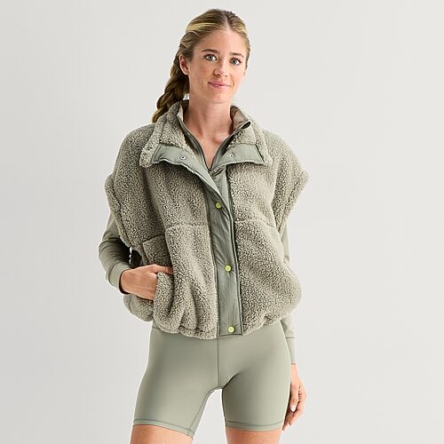 Click here for Xersion Fleece Vest  Medium  Gray prices