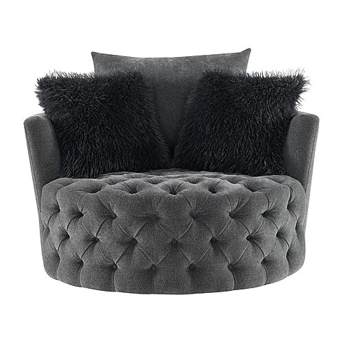 Click here for Furniture of America DOTTIE Swivel Accent Chair  O... prices