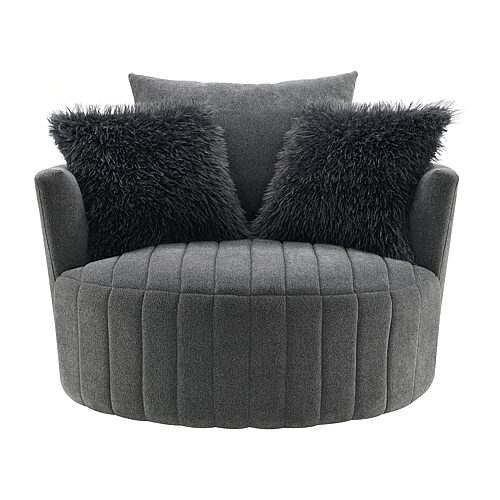 Click here for Furniture of America BALENA Swivel Accent Chair  O... prices